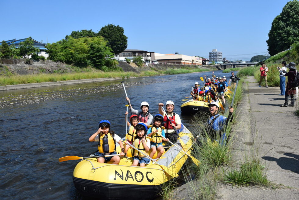 2025年 田川ラフティング【満員御礼】 - 鬼怒川ラフティング No1 のナオック #NAOC